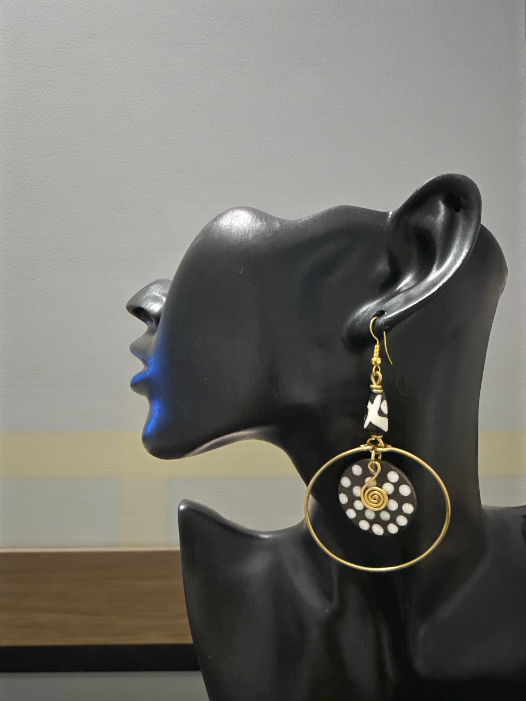 Circle of Ubuntu Hoop Earrings — Handcrafted African-Inspired Design ...