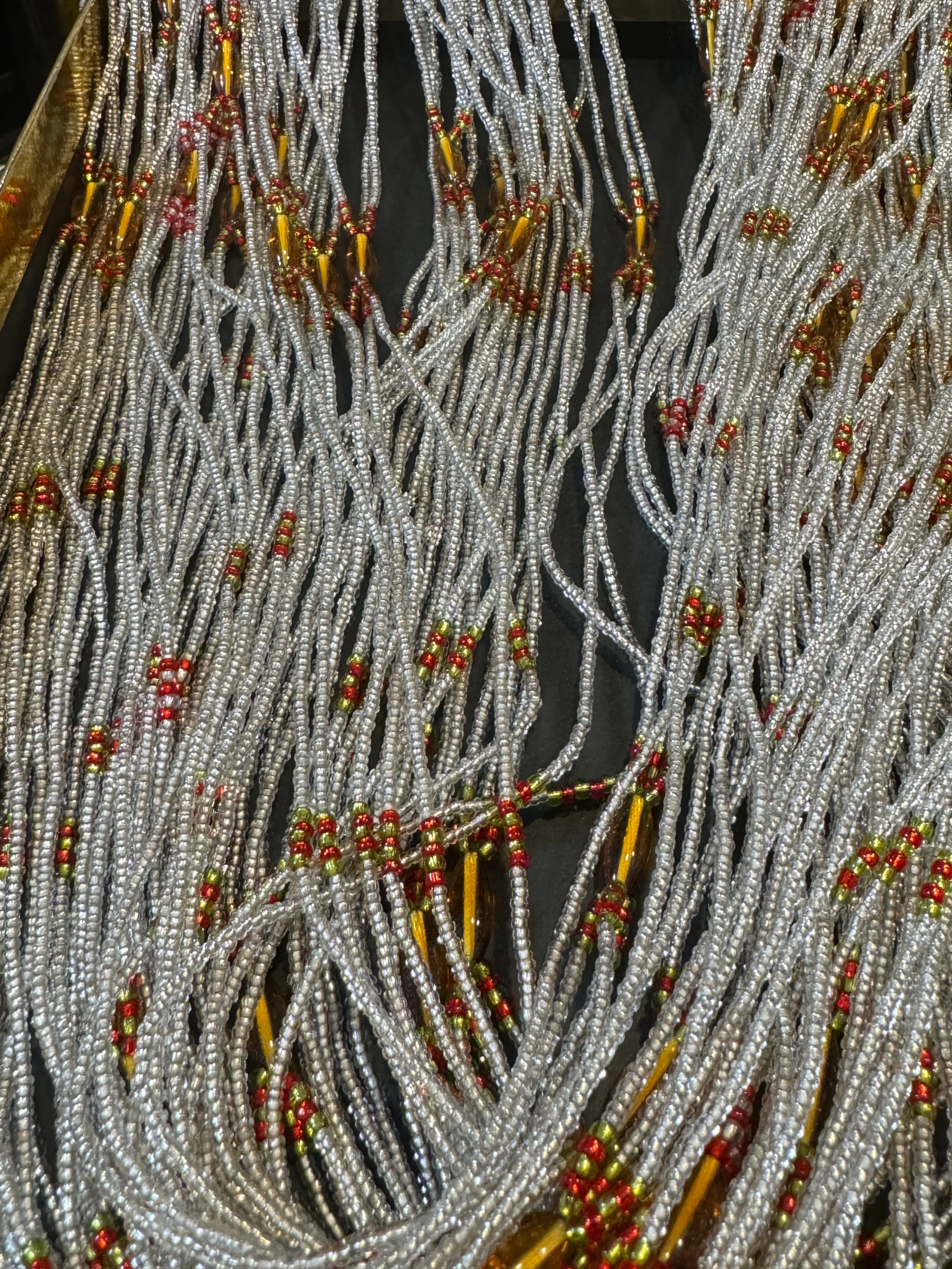 Clear Golden Trio Waistbeads 43 Inches – SARAMANI HOUSE